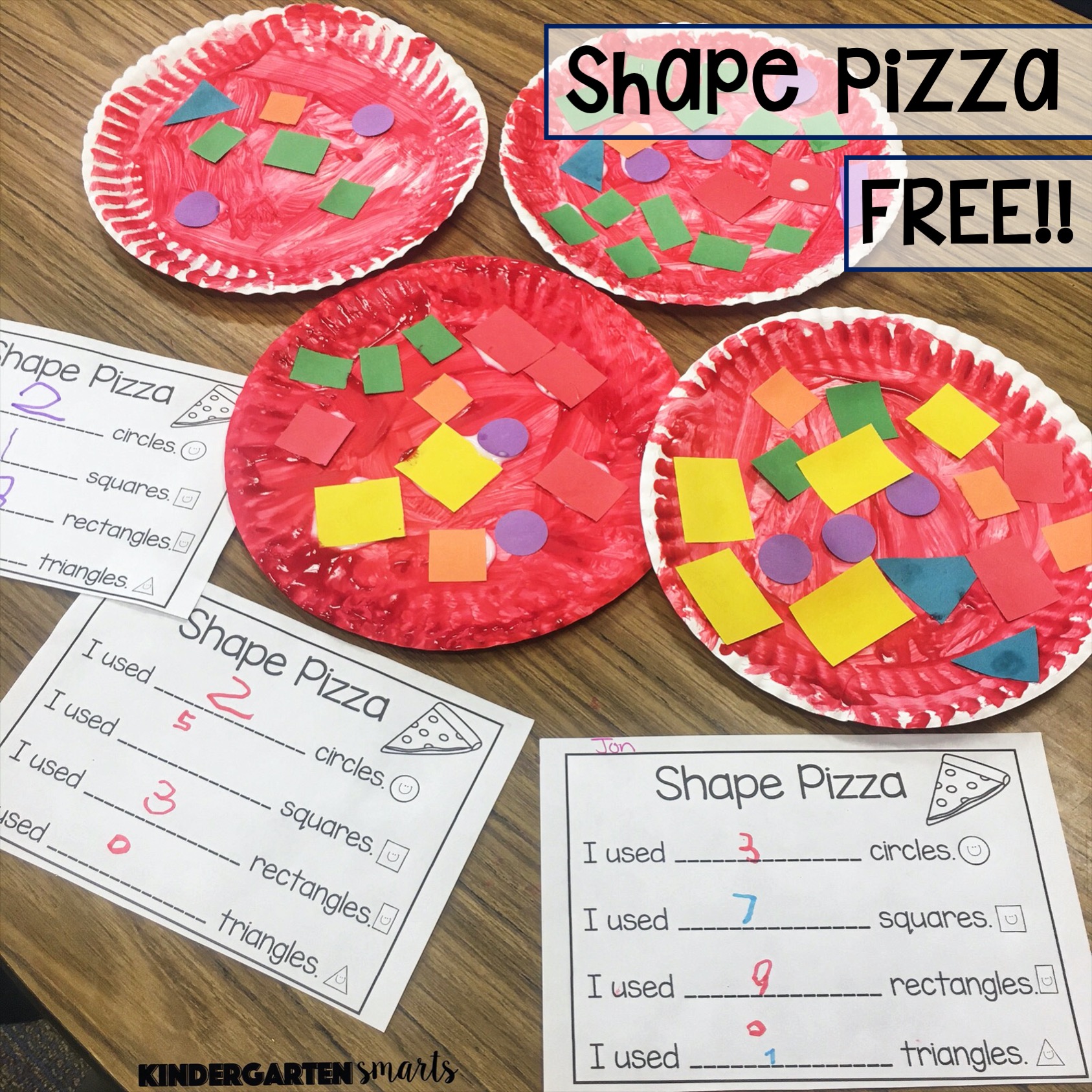 Creative ways to teach shapes - Kindergarten Smarts