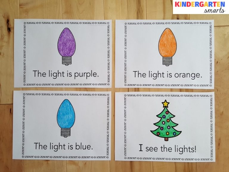 christmas lights freebie pic - Kindergarten Smarts